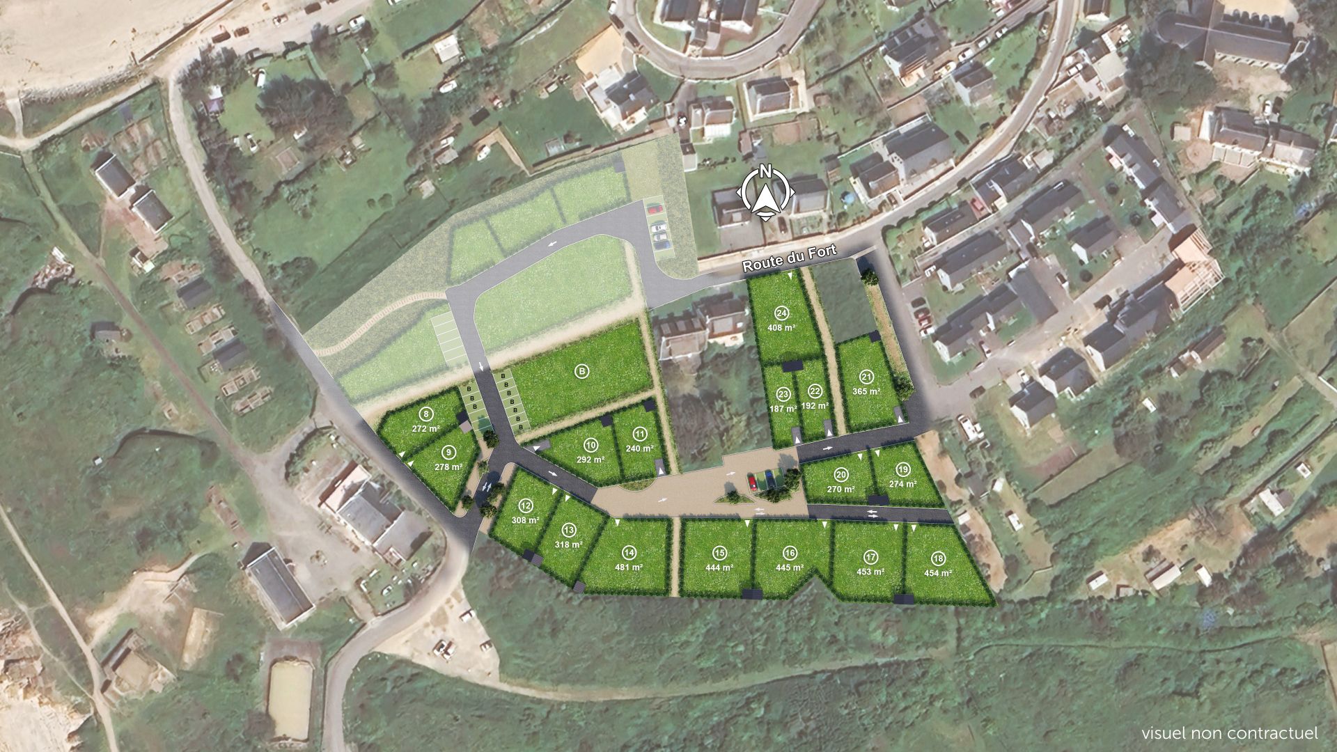 Route du Fort Sud - Gâvres - Morbihan - Villadim